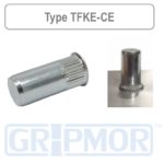 Reduced Csk Head, Knurled Body Rivet Nut, Metric Hole, Closed End ...